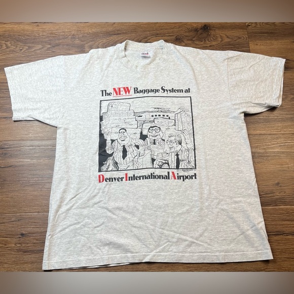 Anvil | Shirts | Denver International Airport Vintage 994 Shirt | Poshmark